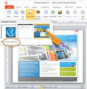 Inserting Screenshots in PowerPoint 2010 - Nayamode | Bluewave - Blog